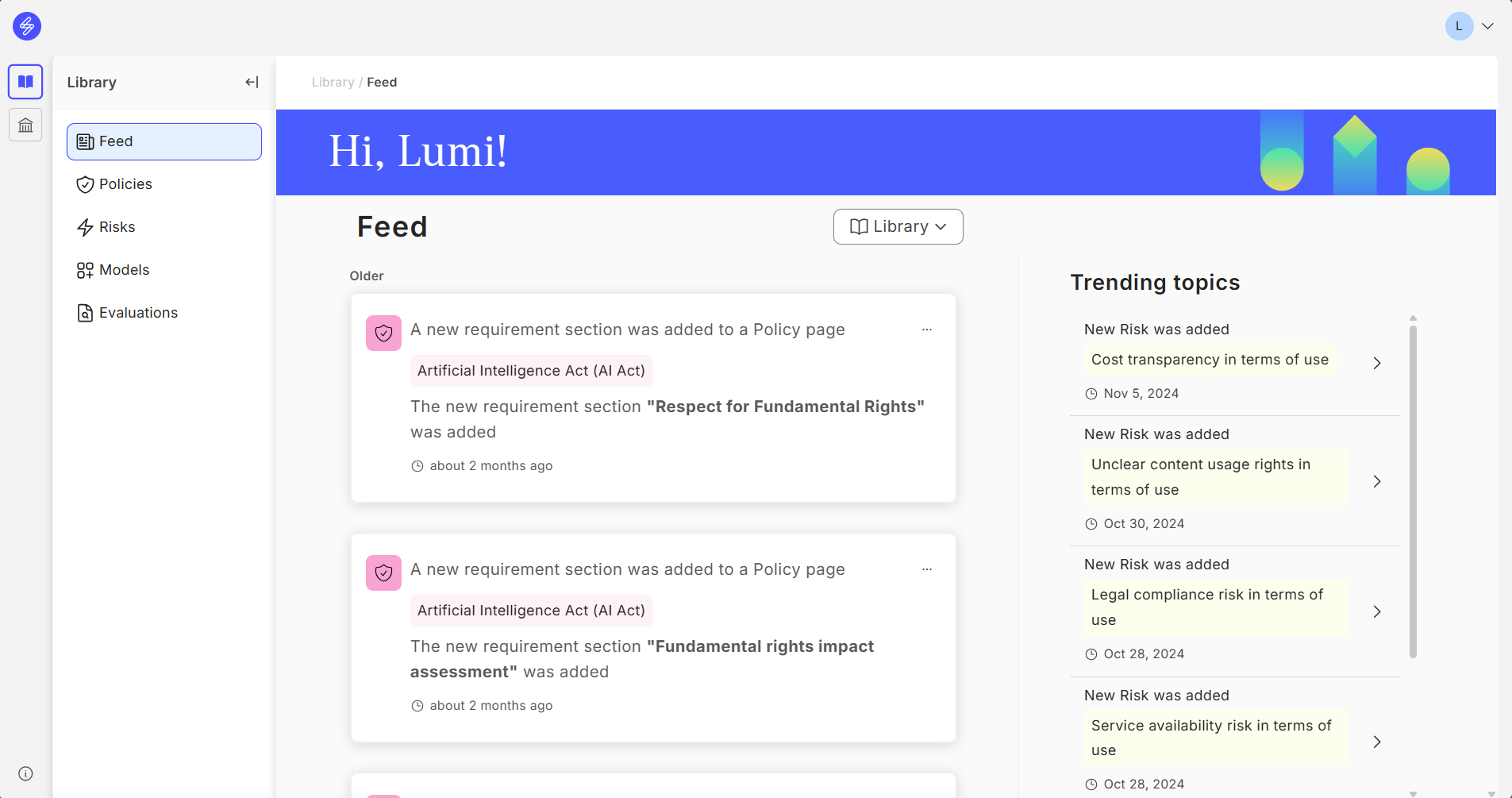 Getting started with Saidot